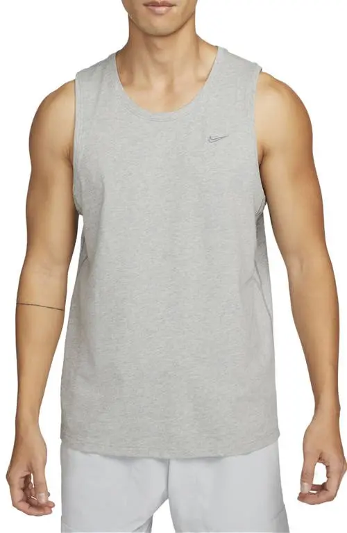 Nike Dri-fit Training Tank Top - Grey Heather/smoke Grey