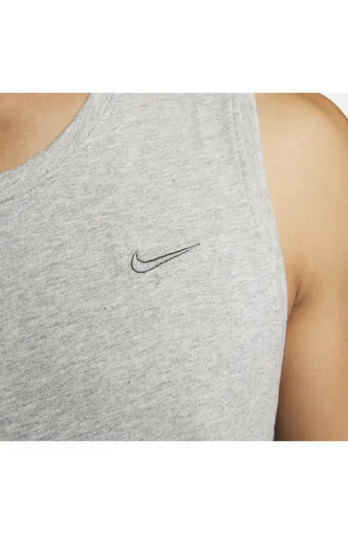 Nike Dri-fit Training Tank Top - Grey Heather/smoke Grey