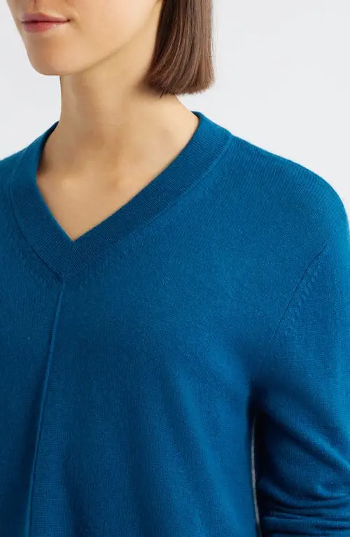 GRIFFEN Tipped Wool & Cashmere High-low Sweater