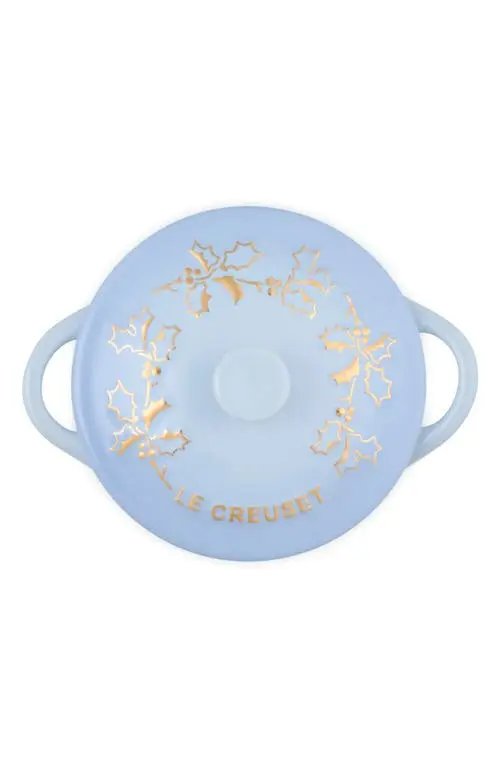 LE CREUSET Holly Collection Mini Round Cocotte - Coastal Blue