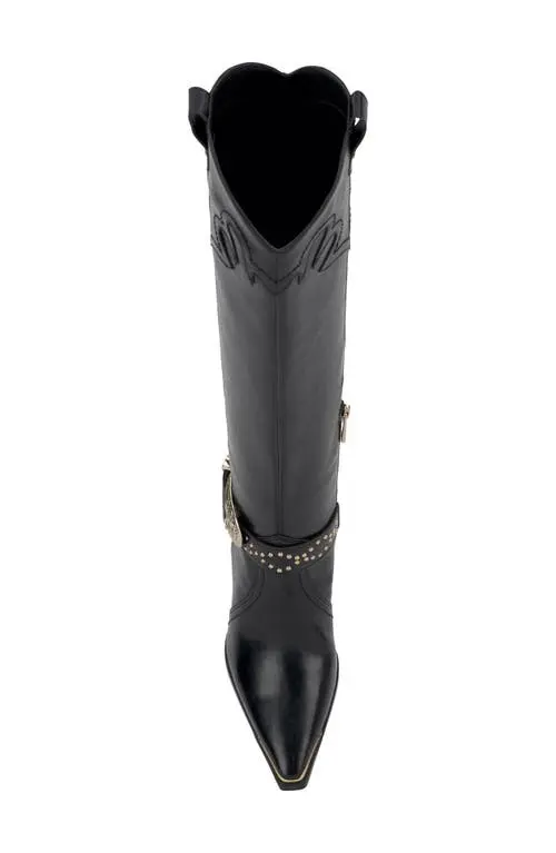 Jessica Simpson Kenzin Knee High Western Boots - Black