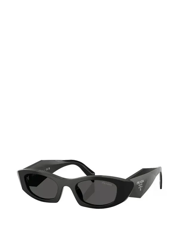 Prada Geometric Frame Sunglasses - Black