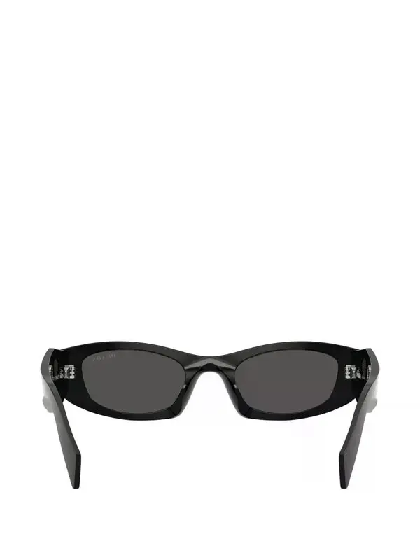 Prada Geometric Frame Sunglasses - Black