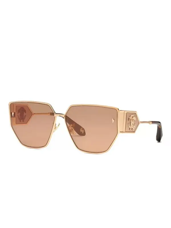 Roberto Cavalli Logo-plaque Sunglasses