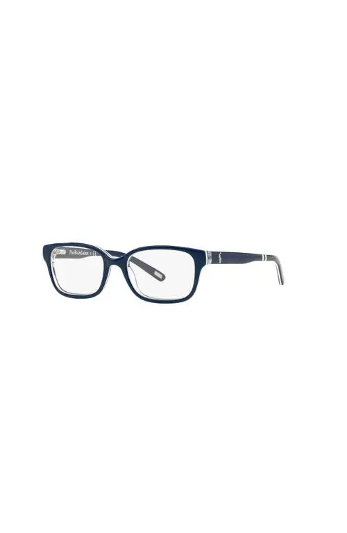 Polo Ralph Lauren 46mm Rectangle Optical Glasses - Blue