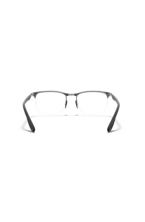 Ray-ban 54mm Square Eyeglasses - Red