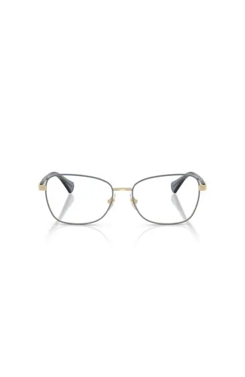 Ralph Lauren 55mm Square Full Rim Optical Glasses - Blue