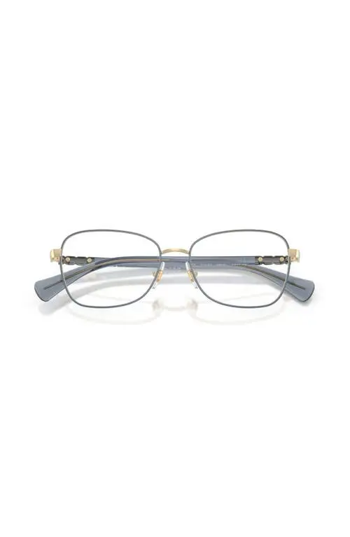 Ralph Lauren 55mm Square Full Rim Optical Glasses - Blue
