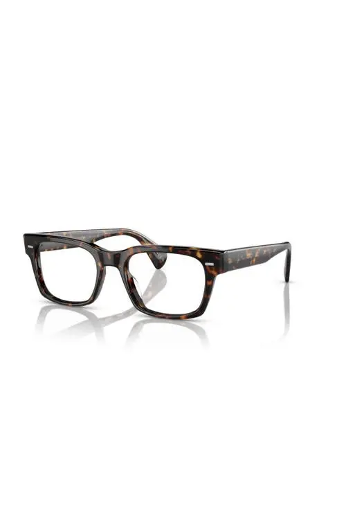 Oliver Spencer 57mm Square Optical Glasses - Tortoise