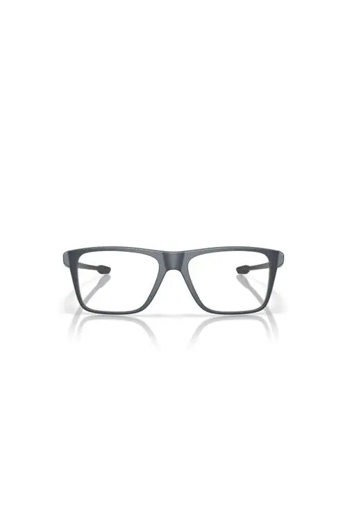 Oakley 46mm Rectangle Full Rim Eyeglasses - Black
