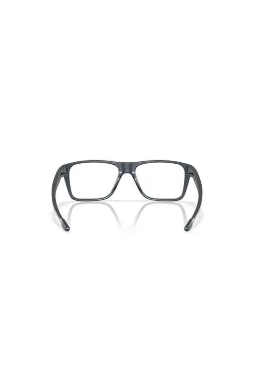 Oakley 46mm Rectangle Full Rim Eyeglasses - Black