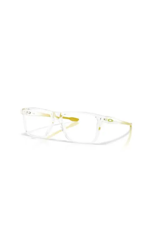 Oakley 46mm Rectangle Full Rim Eyeglasses - Transparent