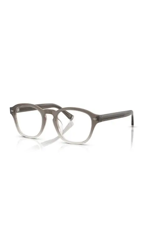 Brunello Cucinelli 50mm Square Optical Glasses - Grey