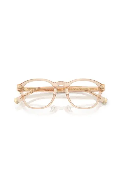Brunello Cucinelli 50mm Square Optical Glasses - Yellow