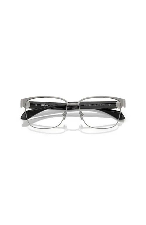 Versace 57mm Square Optical Glasses - Grey