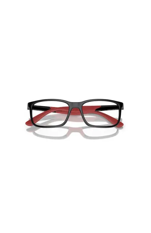Ray-ban 47mm Rectangle Eyeglasses - Black