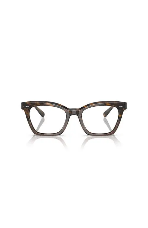 Oliver Spencer 52mm Butterfly Eyeglasses - Red