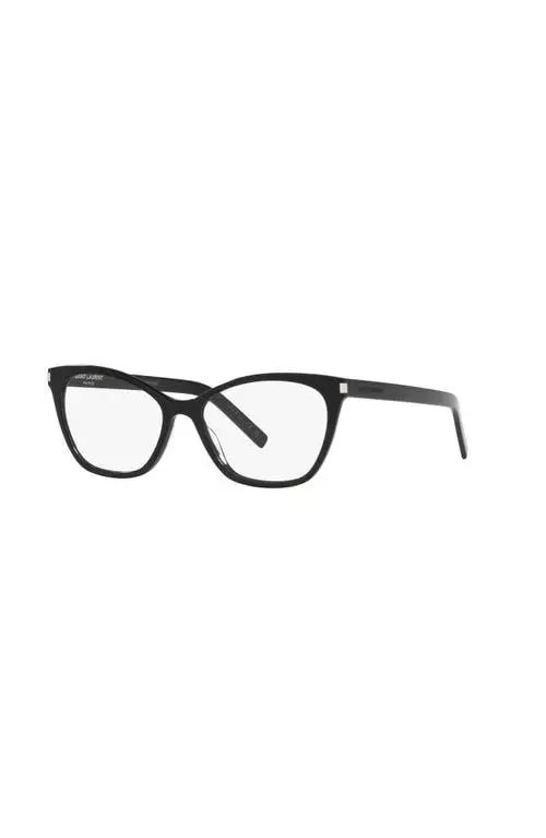 Saint Laurent 54mm Cat Eye Optical Glasses - Black