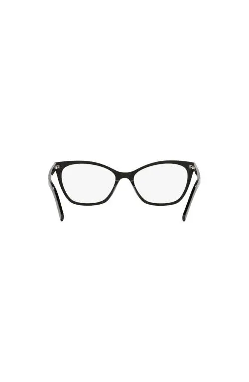 Saint Laurent 54mm Cat Eye Optical Glasses - Black