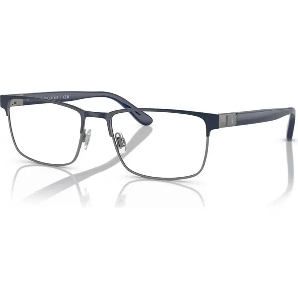 Polo Ralph Lauren 56mm Rectangle Eyeglasses - Grey