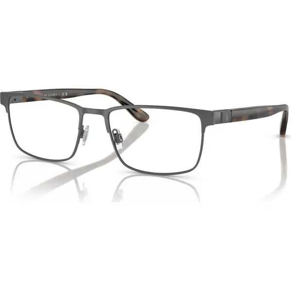Polo Ralph Lauren 56mm Rectangle Eyeglasses - Grey/tortoise