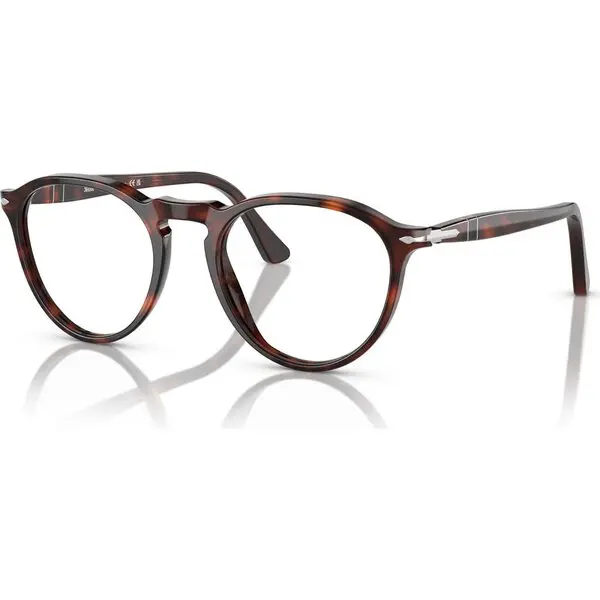Persol 49mm Phantos Optical Glasses - Tortoise