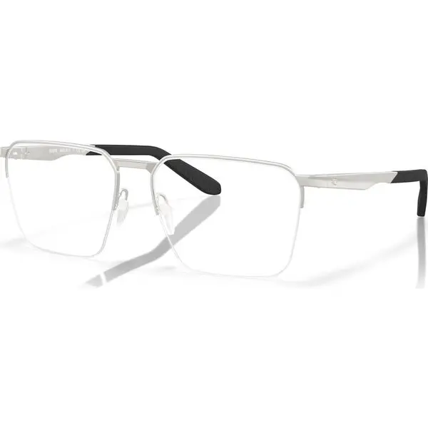 COSTA 57mm Square Eyeglasses - Silver