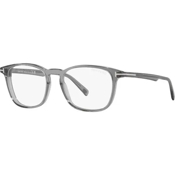TOM FORD 52mm Square Optical Glasses - Grey