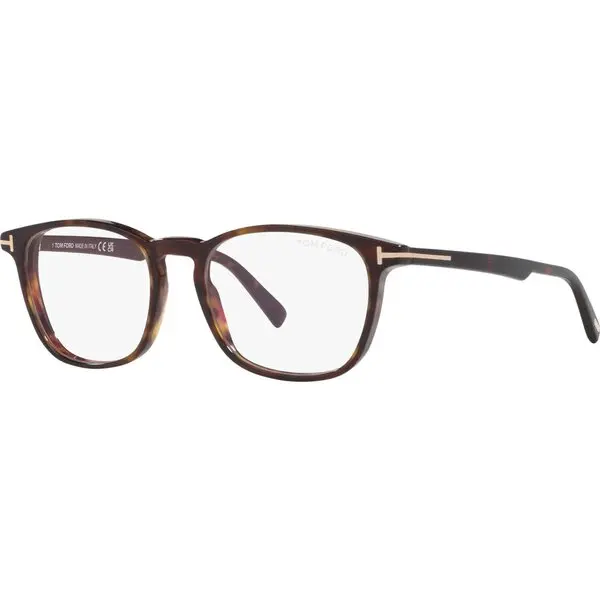 TOM FORD 52mm Square Optical Glasses - Tortoise