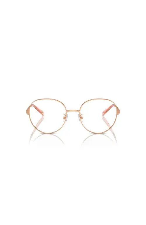 Tory Burch 52mm Round Optical Glasses - Pink