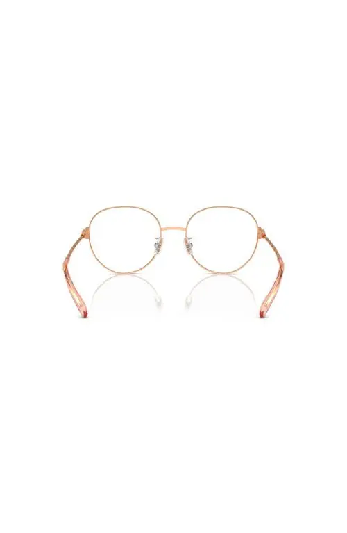 Tory Burch 52mm Round Optical Glasses - Pink