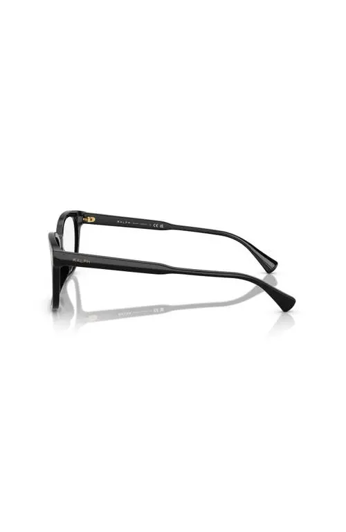 Ralph Lauren Acetate Full Rim Rectangle Eyeglasses - Black