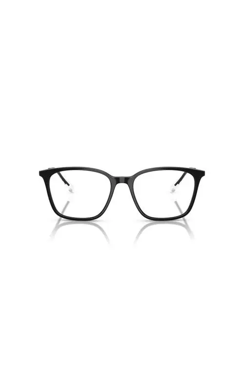 Armani Exchange 53mm Butterfly Optical Glasses - Black