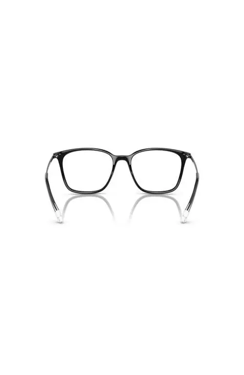 Armani Exchange 53mm Butterfly Optical Glasses - Black