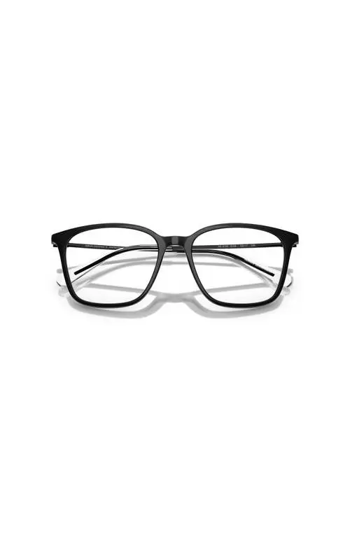 Armani Exchange 53mm Butterfly Optical Glasses - Black
