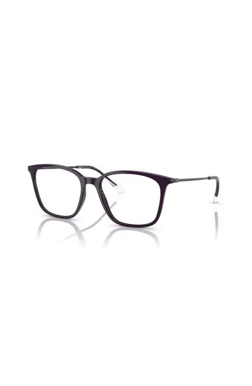 Armani Exchange 53mm Butterfly Optical Glasses - Violet