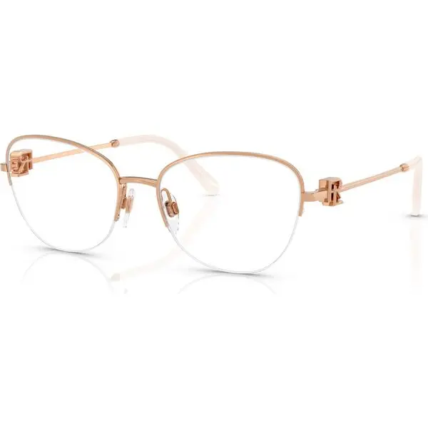Ralph Lauren 56mm Butterfly Eyeglasses - Rose Gold