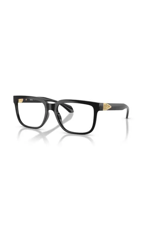Versace 55mm Square Optical Glasses - Black