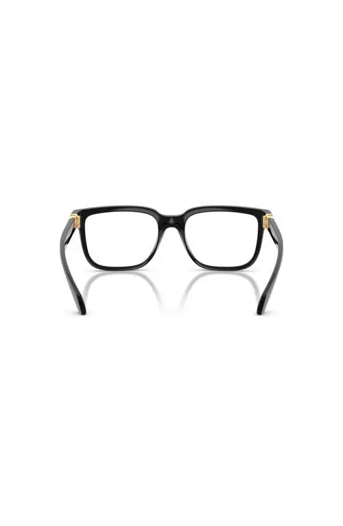 Versace Square Full Rim Eyeglasses - Black