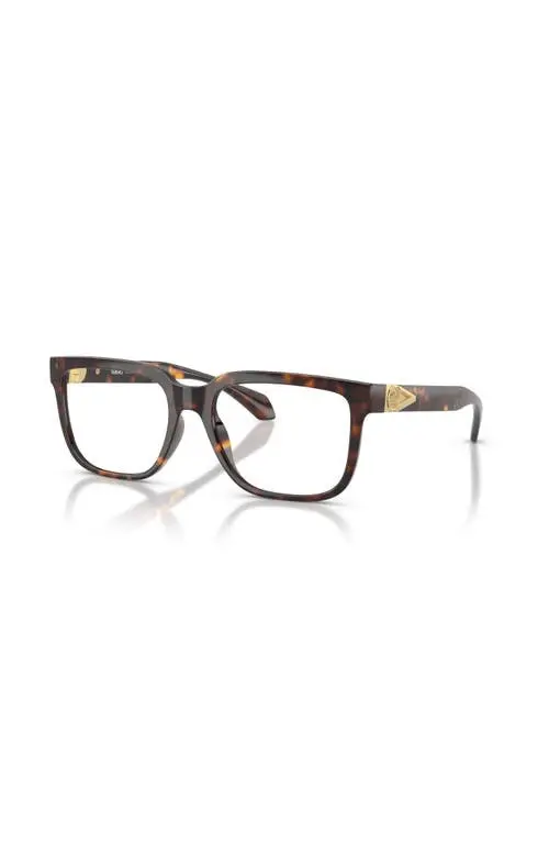 Versace 55mm Square Optical Glasses - Tortoise