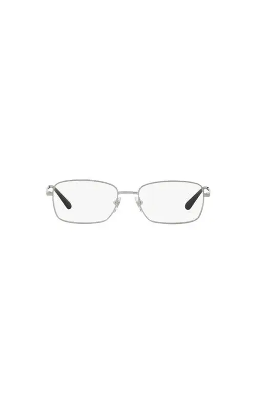 SFEROFLEX 54mm Rectangle Full Rim Eyeglasses - Silver