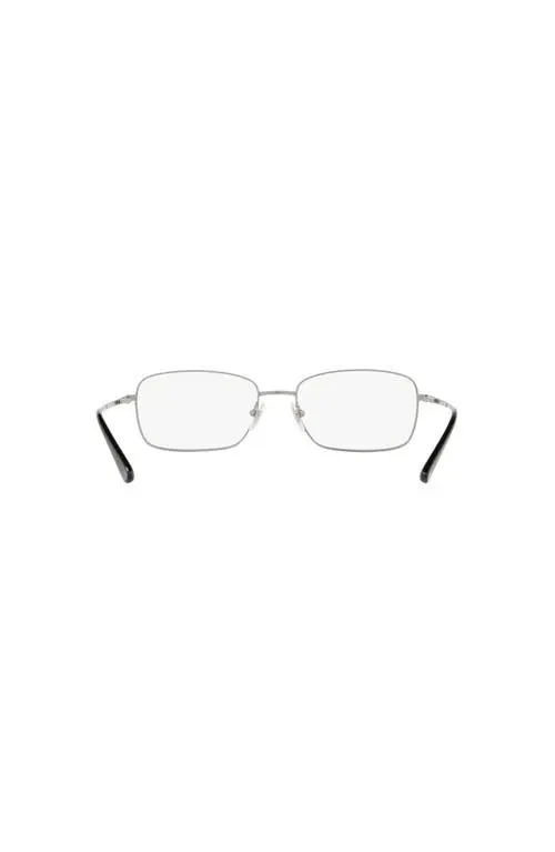 SFEROFLEX 54mm Rectangle Full Rim Eyeglasses - Silver