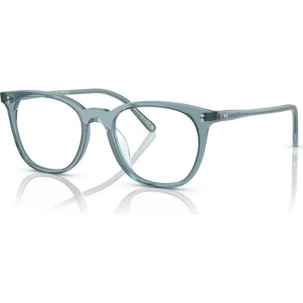 Oliver Spencer 49mm Rectangle Optical Glasses - Blue
