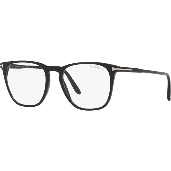 TOM FORD 52mm Round Eyeglasses - Black