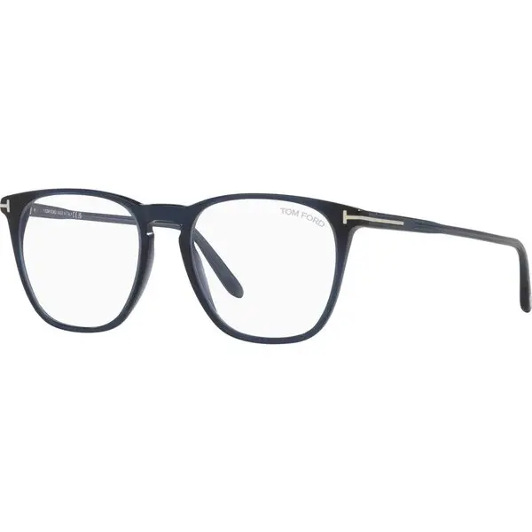 TOM FORD 52mm Round Eyeglasses - Blue
