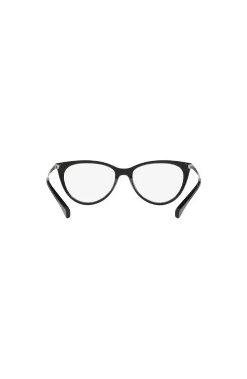 LENSCRAFTERS 53mm Cat Eye Optical Glasses - Black