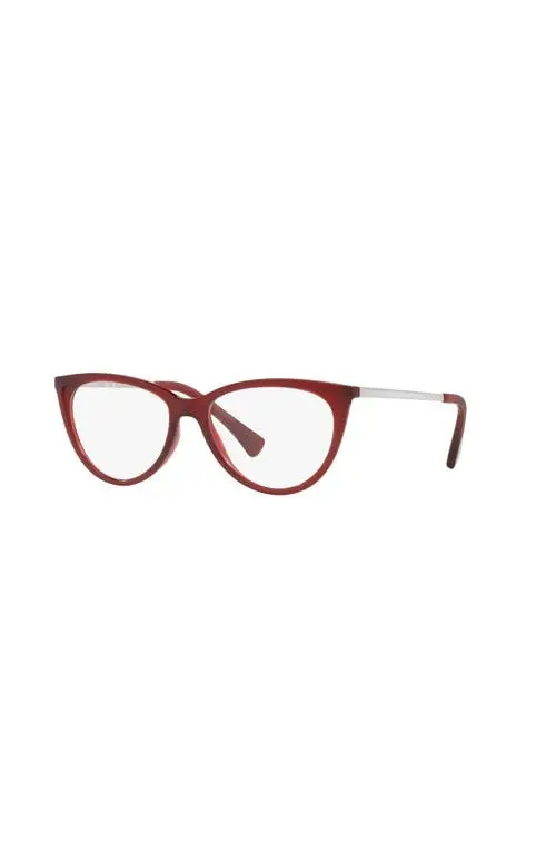 LENSCRAFTERS 53mm Cat Eye Optical Glasses - Red
