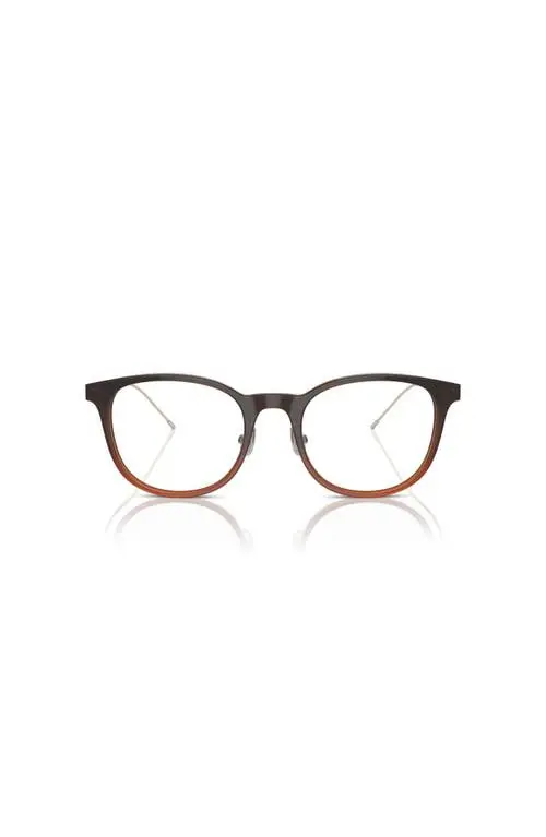 Brunello Cucinelli Acetate Pillow Optical Glasses - Brown