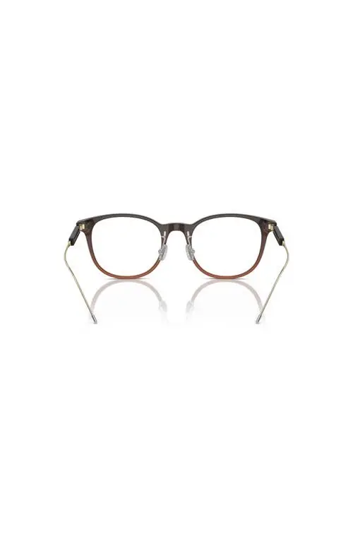 Brunello Cucinelli Acetate Pillow Optical Glasses - Brown