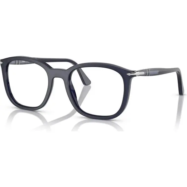 Persol 52mm Rectangle Eyeglasses - Blue